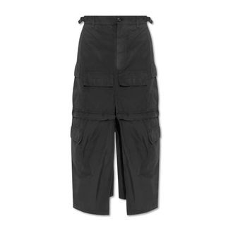 Balenciaga Cargohose - - Trousers - Damen - Schwarzk - 2XS