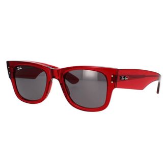 Ray-Ban unisex, Accessoires, Rouge, Taille: 51 MM Lunettes de soleil Mega Wayfarer