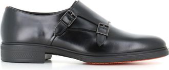 Santoni Monk-Schuhe mit Doppelschnalle - Schwarz