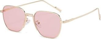 Generic Lunettes De Soleil Tendance &Agrave; Monture Carr&eacute;e En M&eacute;tal, Grand Format, Polaris&eacute;es, For Hommes Et Femmes, Id&eacute;ales For La Conduite, Les Soir&eacute;es Et Les Pho