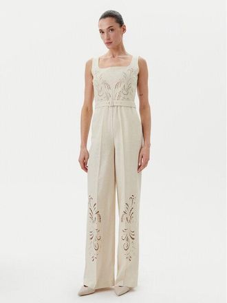 Twin-Set Jumpsuit 251TP2163 Beige Straight Fit