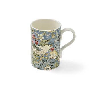 Portmeirion Morris & co MCOD48506-XT Spode Strawberry Thief Becher Blau/Mehrfarbig, Porzellan