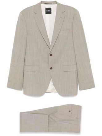 BOSS tailleur deux pi&egrave;ces imprim&eacute; - Gris