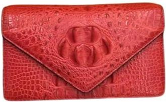 Generic Sac cabas pour femme en cuir dalligator exotique, petite pochette blanche, sac &agrave; main en cuir de crocodile v&eacute;ritable, sac bandouli&egrave;re simple