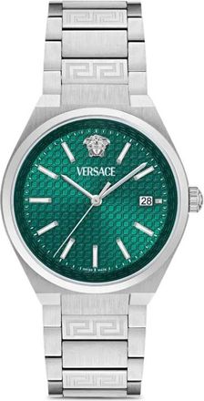 Versace Steel Greek Key 39mm - Grün