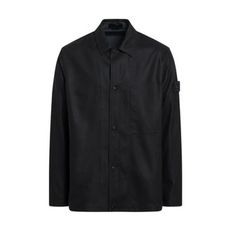 Stone Island Chemise &agrave; manches longues - Homme - Vestes - Noir - Taille: M
