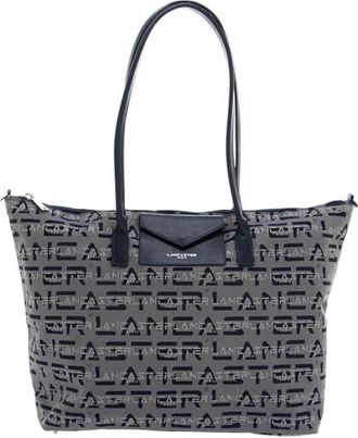 Lancaster Grand sac cabas épaule - Logo KBA Bleu foncé