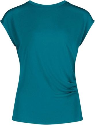 Zero &deg;C Basic T-Shirt - - Tops - Damen - Blau - XS