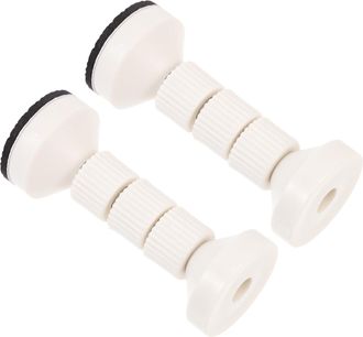 Cabilock 2 St&uuml;ck Kopfteilstopper Bettgestellst&uuml;tze Verstellbar Wei&szlig; Gro&szlig; Bettgestell Antiwackelwerkzeug f&uuml;r M&ouml;bel Schutz bei Erdbeben