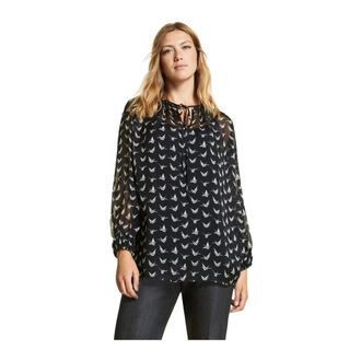 Marina Rinaldi Stilvolle Casacca f&uuml;r einen trendigen Look - - Blouses & Shirts - Damen - Blau - 2XL