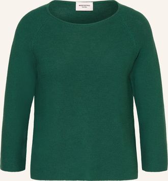Max Mara Weekend Max Mara Pullover Addotto Mit 3/4-Arm gruen