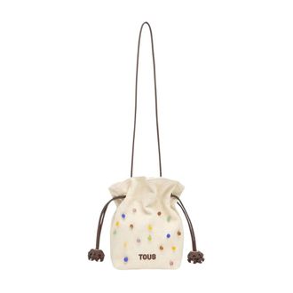 Tous Heritage Small Bucket Bag - - Bags - Damen - Beige - ONE SIZE