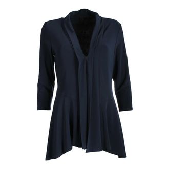 Frank Lyman Design Navy Cardigan - Stilvolles 071 Design - - Knitwear - Damen - Blau - 2XL