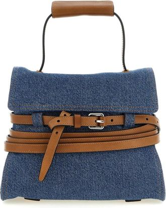Moschino Tie Me Henkeltasche - - Bags - Damen - Blau - ONE SIZE
