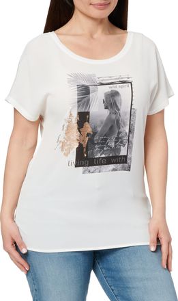 Key Largo Damen WT Spirit Round T-Shirt, Offwhite (1001), X-Large