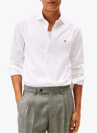 Tommy Hilfiger Chemise manches longues &agrave; motif en coton