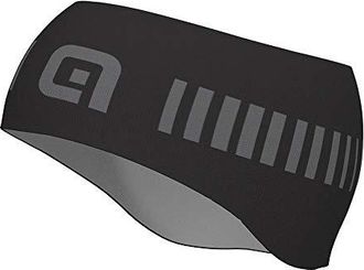 Al&eacute; Cycling Bandeau Strada Casque, Noir/Gris Anthracite, Taille Unique Mixte