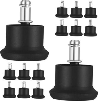 PartyKindom 15 Stück Teiliges Bell Glides für Bürostühle Dicke Bodenschoner mit Hoher Bauhöhe rutschfeste Möbelgleiter für Parkett und Empfindliche Böden Schutz v