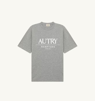 Autry T-SHIRT EN COTON LOGO HAMPTONS HOUSE HOMME