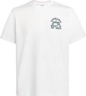 Casablanca Beauty Of The World Logo T-Shirt Size XS