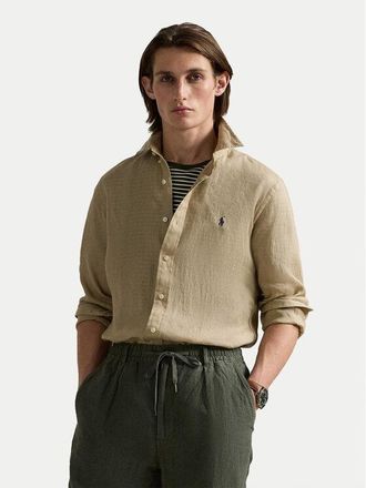 Polo Ralph Lauren Hemd 710968915003 Beige Slim Fit