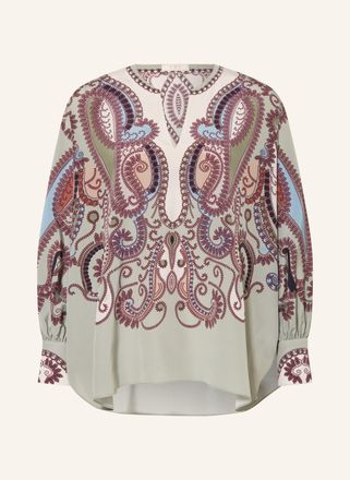 IVI Collection Ivi Collection Blusenshirt Mit Seide gruen