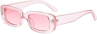 Generic Lunettes De Soleil &Agrave; Petite Monture For Hommes Et Femmes, Polyvalentes, For Vacances, F&ecirc;te, Plage, Conduite(Pink)