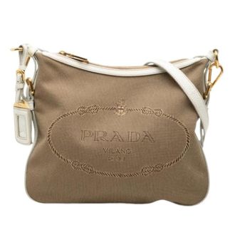 Prada Sac bandouli&egrave;re vintage Pre-owned - Femme - Pre-owned - Beige - Taille: ONE Size