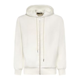 Giuliano Galiano Homme, Sweatshirts et sweats &agrave; capuche, Beige, Taille: S Felpa zip e cappuccio