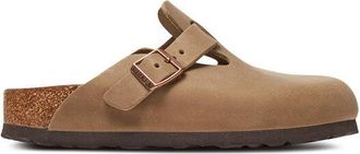 Birkenstock Pantoletten Boston zamsz 1019484 Braun