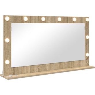 vidaXL Kosmetikspiegel mit Spiegel Sonoma Eiche 100 x 55 x 18 cm Vidaxl