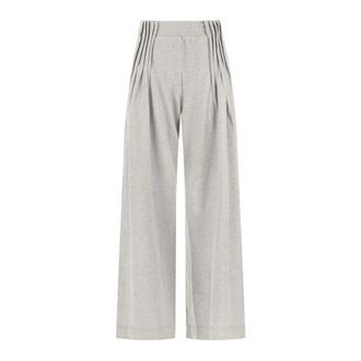 Dries Van Noten Pantalon large - Femme - Pantalons - Gris - Taille: 36 FR