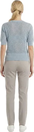 Dolce & Gabbana Womens Light Blue Virgin Wool Sweatshirt Clothing