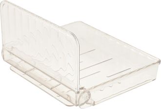 SOLUSTRE Transparente Wandablage ohne Bohren Selbstklebendes Aufbewahrungsregal für Kosmetik und Badezimmer Platzsparendes Kunststoff wandregal zur Organisiert