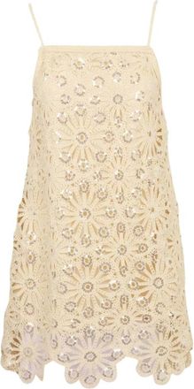 Suncoo Femme, Robes, Beige, Taille: 40 FR Chelby Robe
