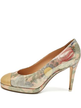 Chanel Pumps mit Plateau - Rosa