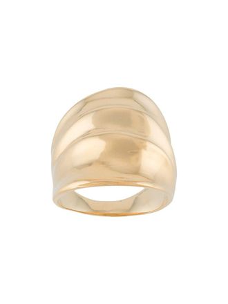 Annelise Michelson bague &agrave; effet drap&eacute; - Or