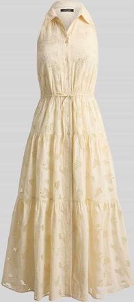 Lauren Ralph Lauren Tailliertes Freizeitkleid aus reiner Baumwolle