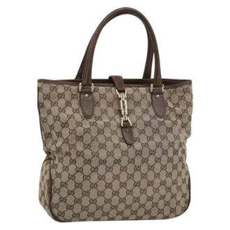 Gucci Sac cabas GG Canvas Pre-owned - Femme - Pre-owned - Brun - Taille: ONE Size