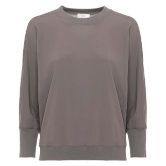 PESERICO Femme, Sweatshirts et sweats &agrave; capuche, Brun, Taille: 40 FR SweaT-shirts