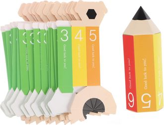 Minkissy 20er Boxen S&uuml;&szlig;igkeiten-Box Mit Bleistift Bleistiftf&ouml;rmige Papierschachtel S&uuml;&szlig;igkeitenschachteln F&uuml;r Die Hochzeit Gef&auml;lligkeiten F&uuml;r Geburtstagsfeiern 