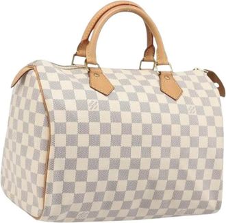 Louis Vuitton Sac &agrave; main Speedy 30 Pre-owned - Femme - Pre-owned - Blanc - Taille: ONE Size