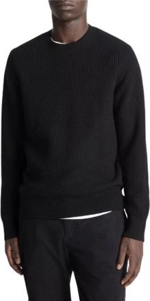 Vince Homme, Pulls, Noir, Taille: M Pull Shaker Laine-Cachemire