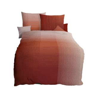 Kaeppel Mako-Satin Bettw&auml;sche Master Terra, 1 Bettbezug 155 x 220 cm + 1 Kissenbezug 80 x 80 cm