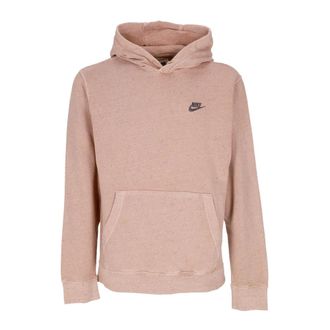 Nike Revival Hoodie mit K&auml;ngurutasche - - Sport - Herren - Rosa - XS