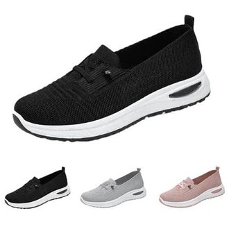 Generic Chaussures orthop&eacute;diques pour femme, chaussures d&eacute;t&eacute; respirantes antid&eacute;rapantes &agrave; semelle souple avec semelle creuse, confortable, antid&eacute;rapante, l&eacute;g&egrave;