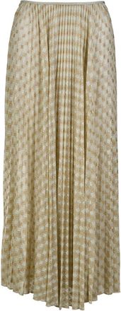 Forte_Forte Femme, Jupes, Vert, Taille: 38 FR Gonna Pliss&egrave; Maxi Skirt
