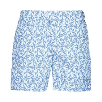 Fedeli Blaue Airstop Badehose mit Stempelmuster - - Swimwear - Herren - Blau - 2XL
