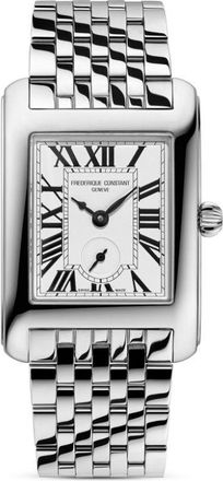 Frederique Constant Classics Carr&eacute;e Small Seconds 36mm - Wei&szlig;