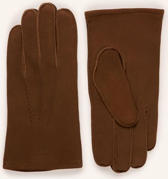 GANT Lederhandschuhe braun